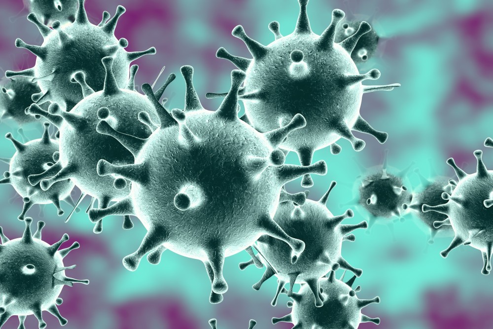 MERS virus. Digital illustration of Coronavirus, model of virus, virus ...
